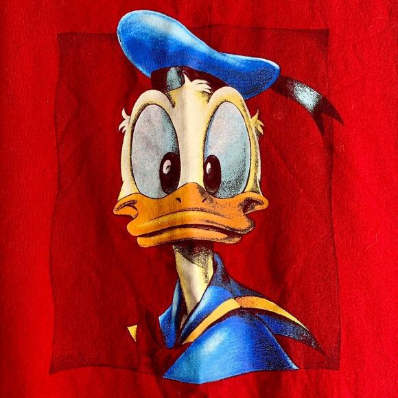 Disney | Shirts | Vintage 9s Disney Store Donald Duck Portrait Graphic ...